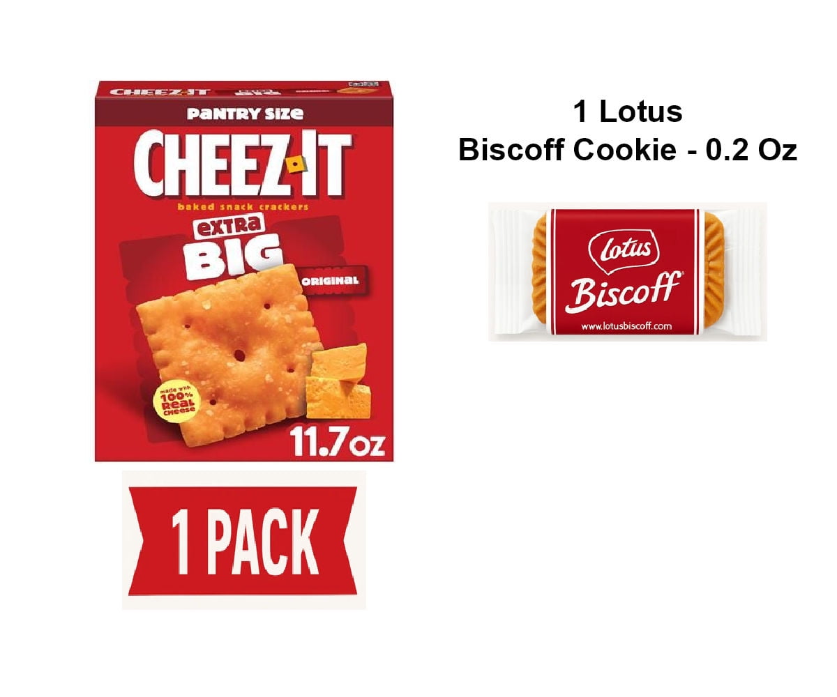 Cheez-It Cheese Crackers, Baked Snack Crackers, Lunch Snacks, Extra Big ...