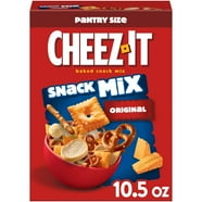 (4 pack) Gripz Cheez-It Original Mini Cheese Crackers, Kids Snacks, 12 ...