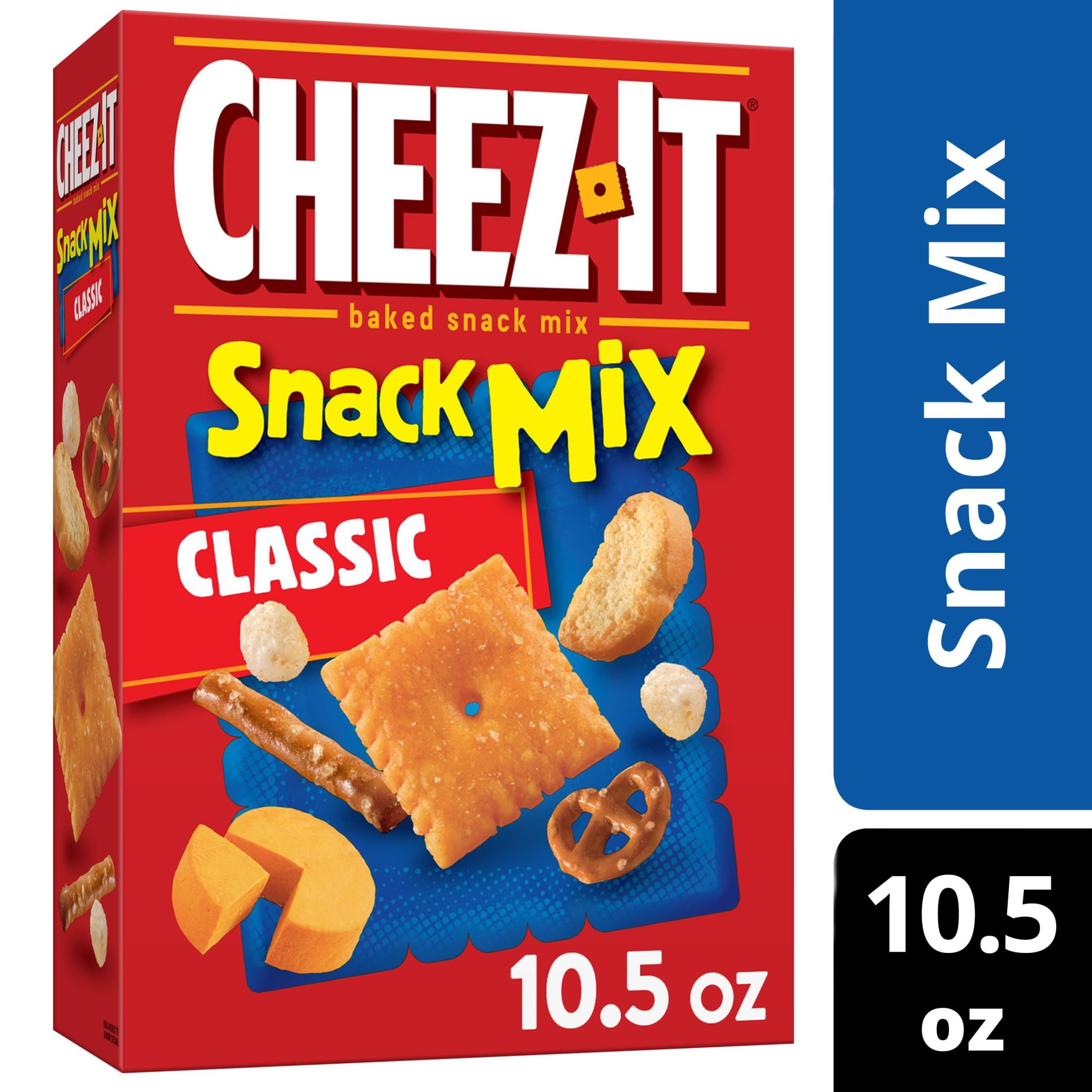 Cheez-It Classic Snack Mix, Lunch Snacks, 10.5 oz - Walmart.com