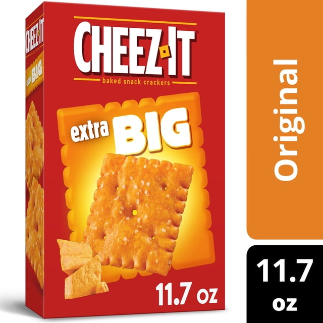 Cheez-It Extra Big Cheese Crackers, 11.7 oz - Walmart.com