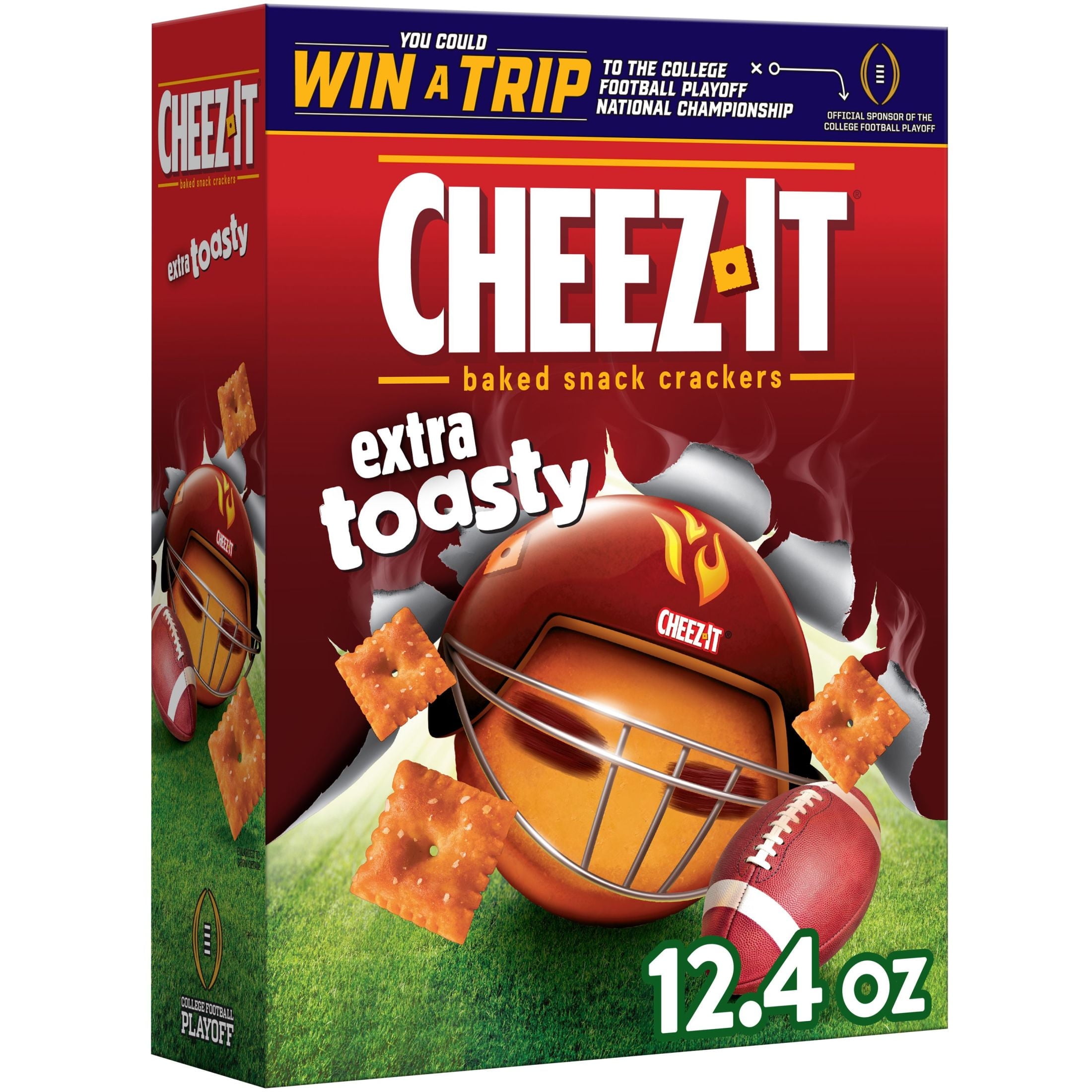 Cheez-It Extra Toasty Cheese Crackers, Baked Snack Pack Of 1 Crackers ...