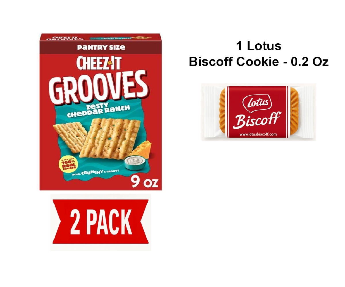 Cheez-It Grooves Cheese Crackers, Crunchy Snack Crackers, Lunch Snacks ...