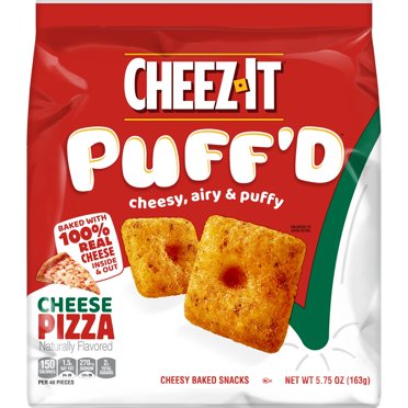 Cheez-It Puff'd Family Size White Cheddar Cheesy Baked Snacks, 5.75 oz ...