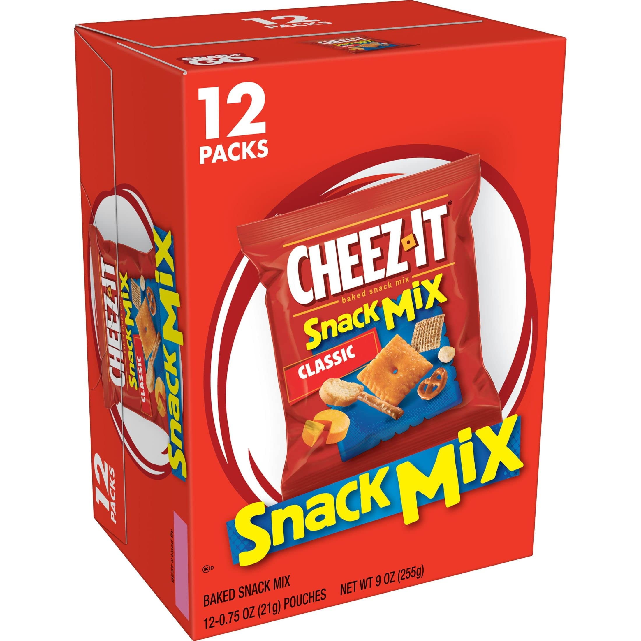 Cheez-It Snack Mix, Lunch Snacks, Office And Kids Snacks, Classic, 36Oz ...
