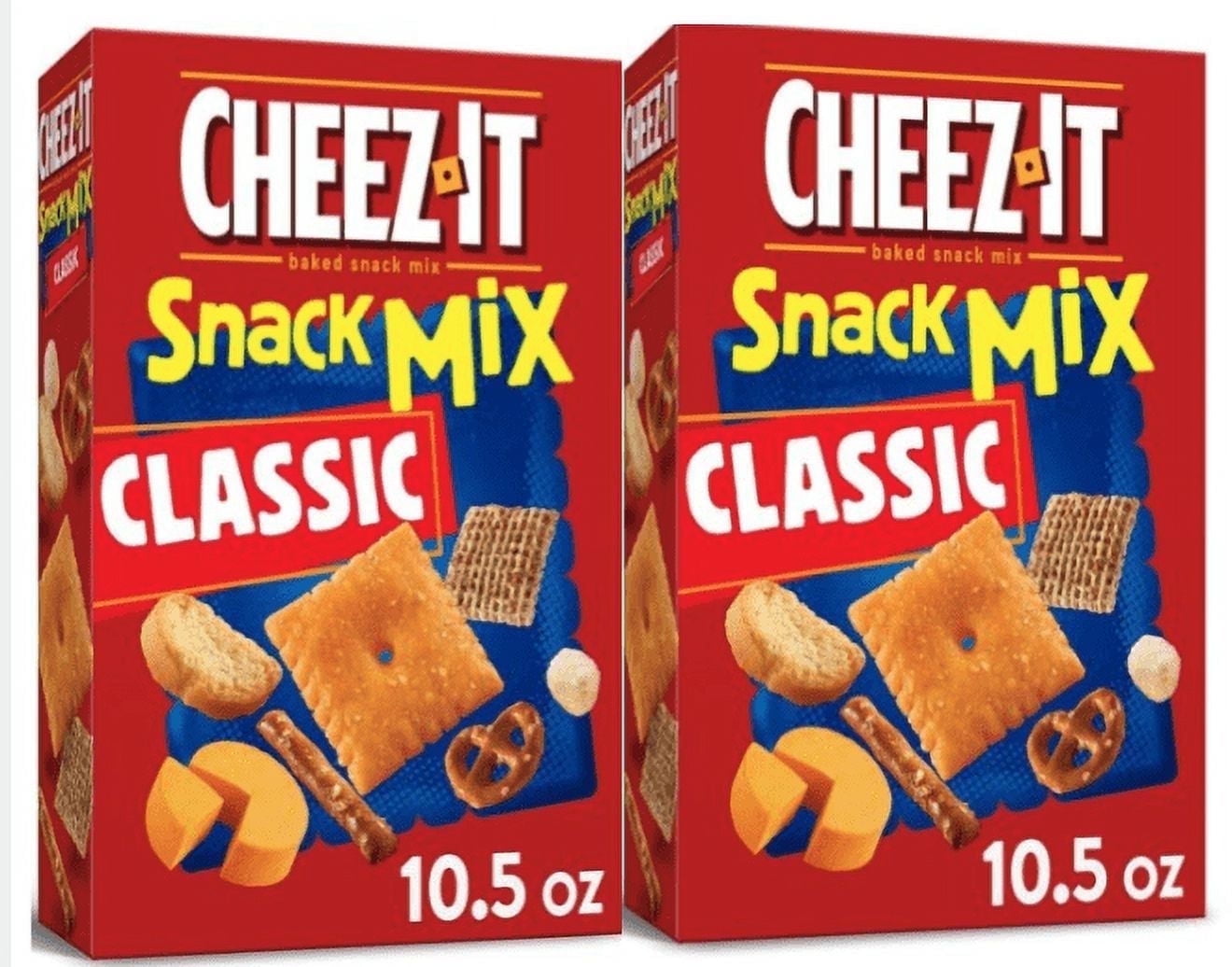 Cheez-It Snack Mix, Lunch Snacks, Office and Kids Snacks, Classic, 10 ...