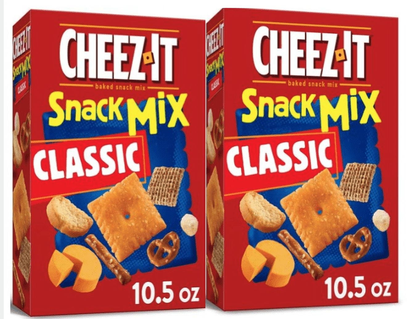 Cheez-It Snack Mix, Lunch Snacks, Office and Kids Snacks, Classic, 10 ...