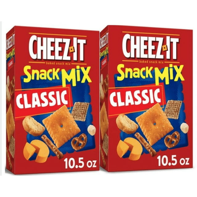 Cheez-It Snack Mix, Lunch Snacks, Office and Kids Snacks, Classic, 10 ...