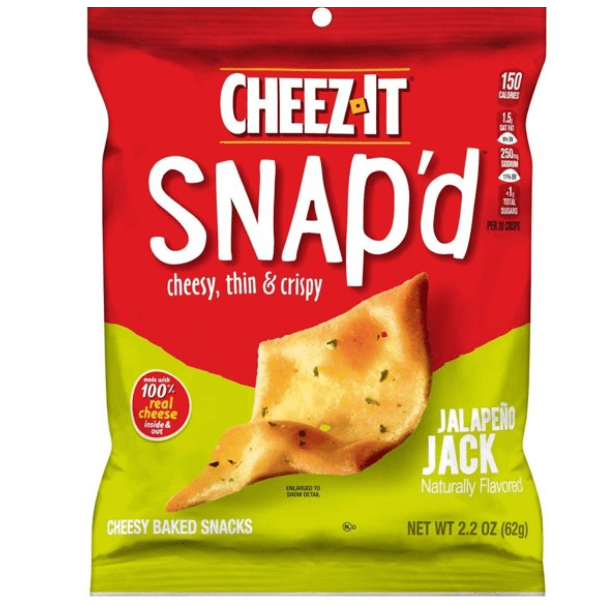 Cheez-It Jalapeno Jack Crackers for Office Breakroom Snacks - Walmart ...