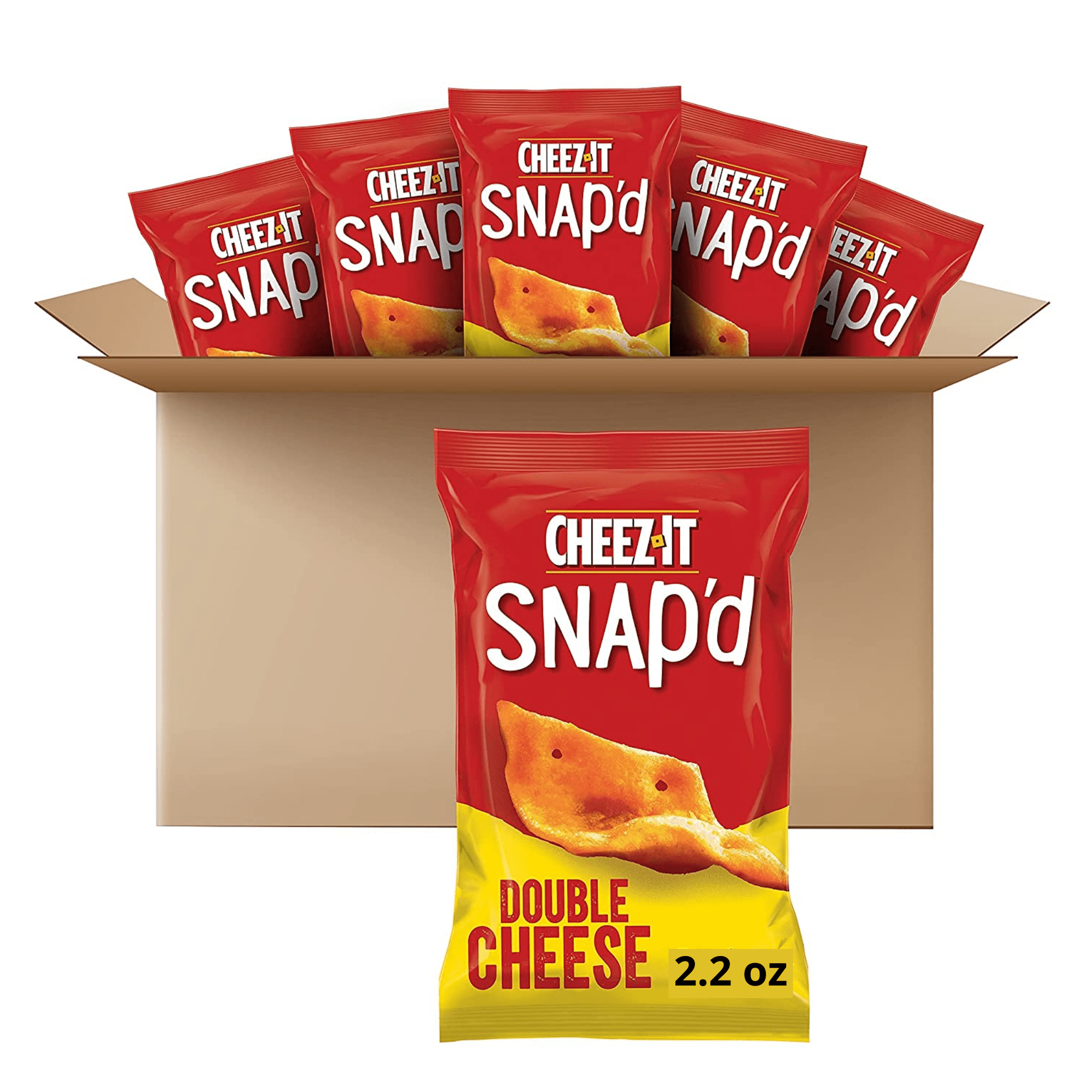 Cheez-It Snap'd Cheese Crisps, Cheesy Baked Snacks, Lunch Snacks ...