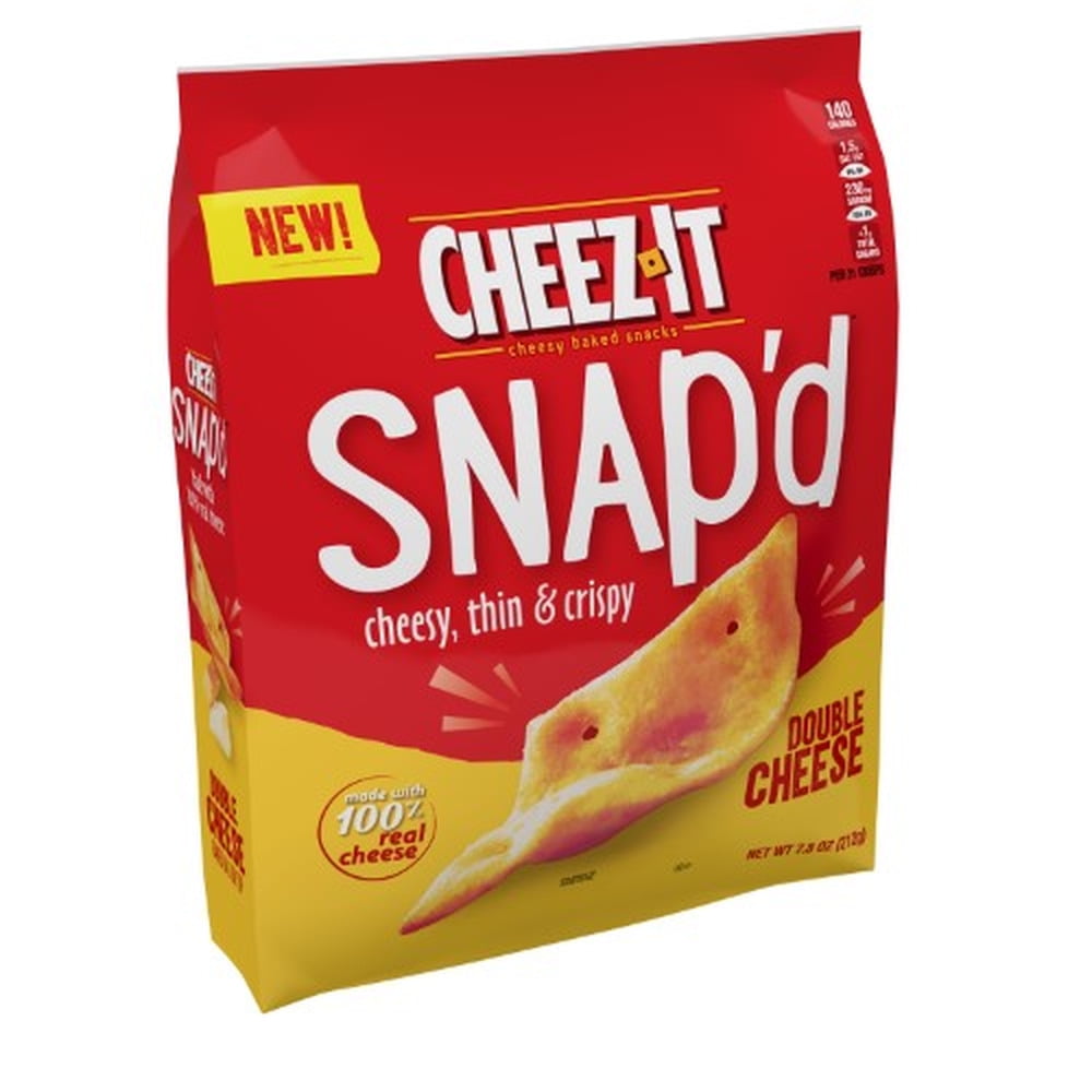 Cheez-It Snap'd Double Cheese (Pack of 3) - Walmart.com