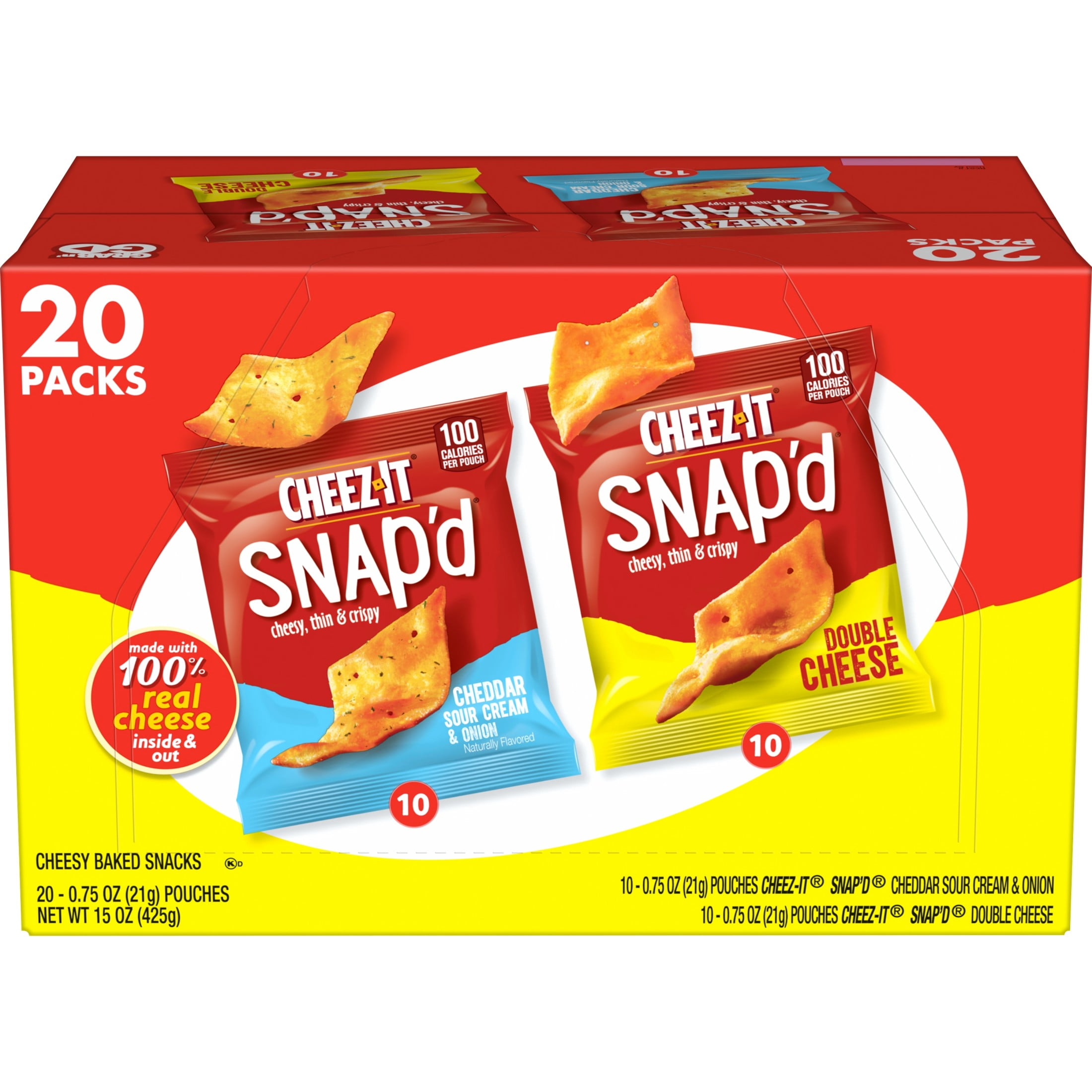 Cheez-It Snap' Pack | Snack crackers for food services - Walmart ...