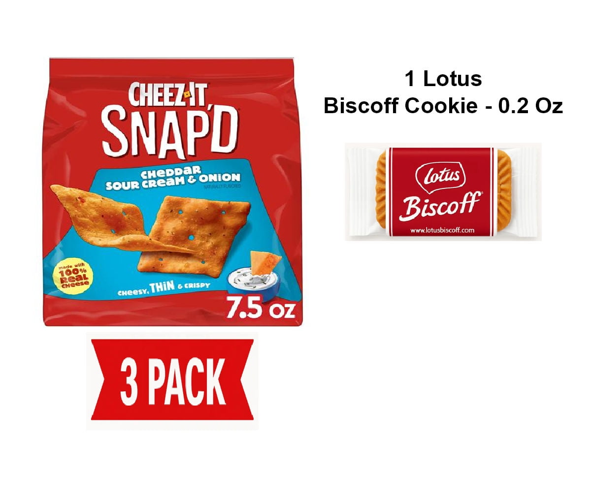 Cheez-It Snapd Cheese Cracker Chips, Thin Crisps, Lunch Snacks, Cheddar ...