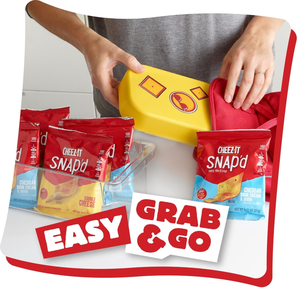 Cheez-It Snapd Cheese Crackers Variety Pack 20 ct / 0.75 oz - Pack of 1 ...