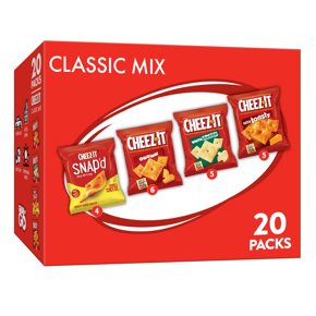 Crackers and Cheese Snack Packs for Convenient Tasty Snacking