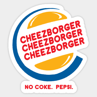 Cheezborger Cheezborger Cheezborger Sticker Phone Decal Water Bottle ...