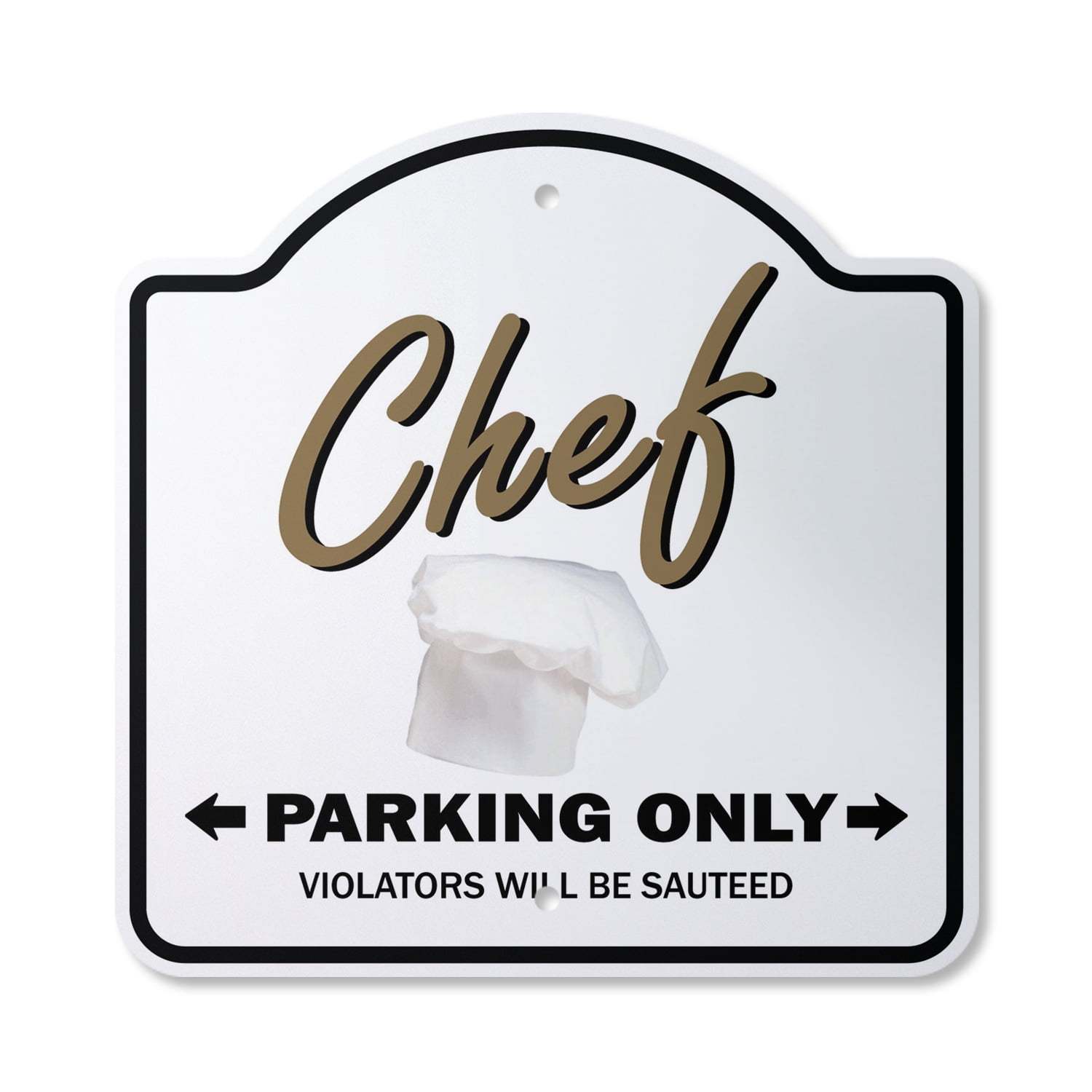 Chef 12" X 12" Sign | Indoor/Outdoor Plastic | SignMission Designer ...