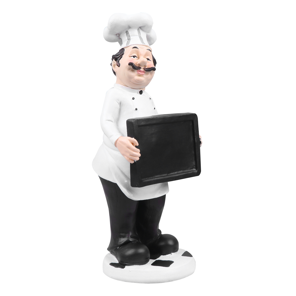 ULTNICE Chef Decoration Resin White 1Pcs 9.4x3.9x3.5in Dining Table ...