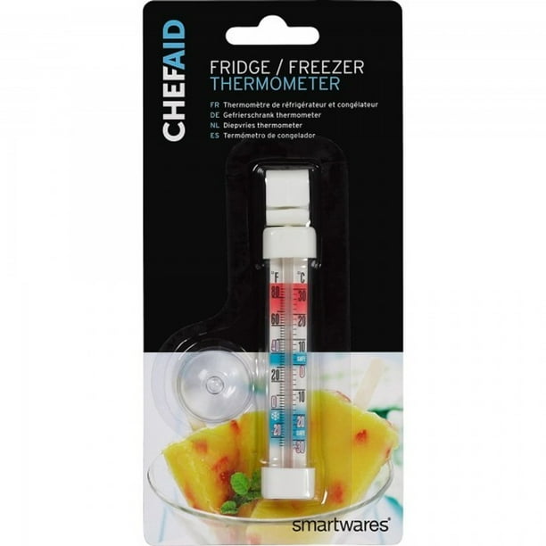 Chef Aid Fridge Freezer Analog Thermometer - Walmart Business Supplies