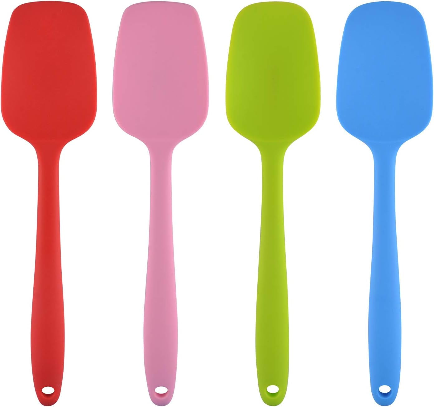 Chef Approved Silicone Spatula Kit, Ergonomic Handle Ensures ...
