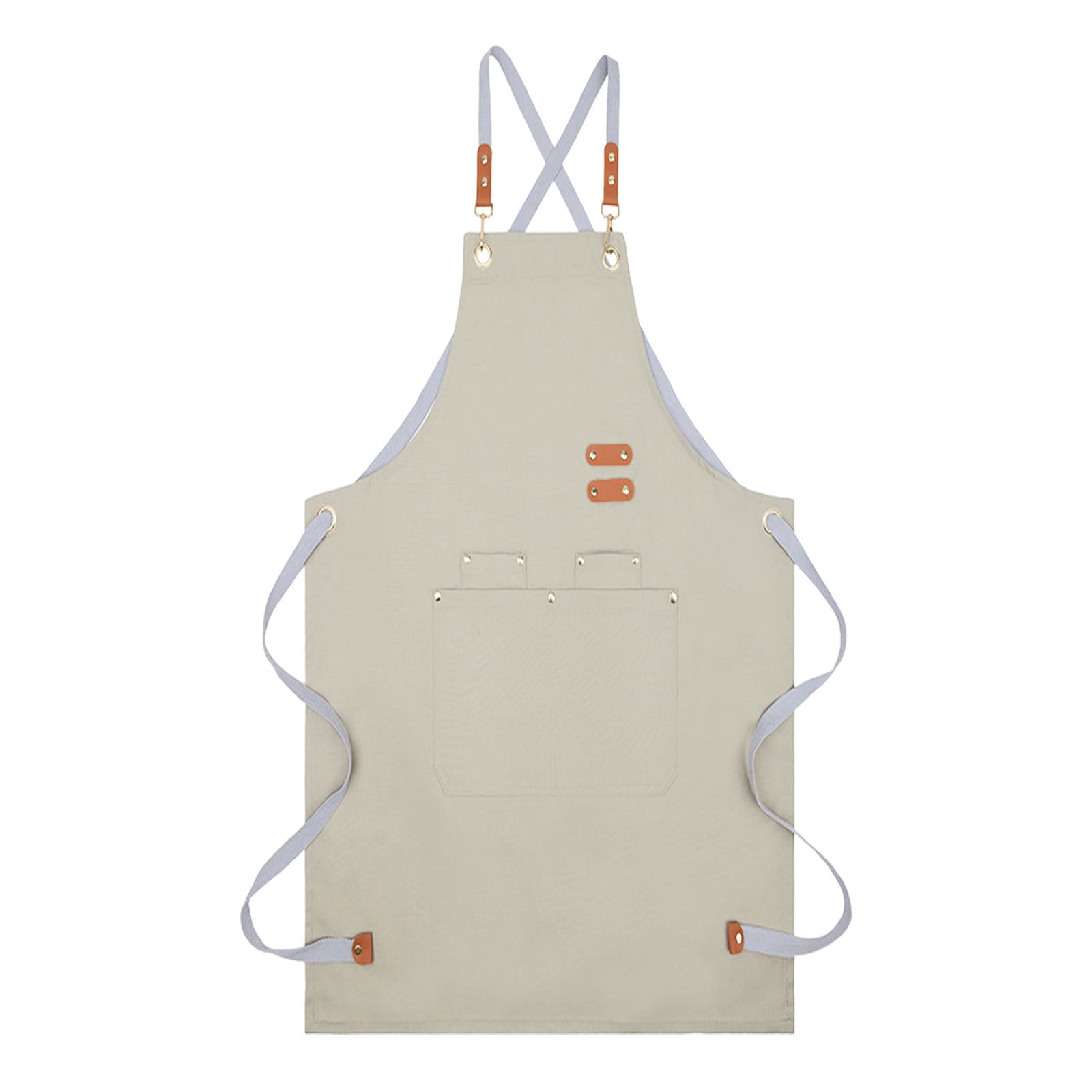 Chef Apron Workshop Apron for Men Women, Kitchen Apron with Pockets for ...