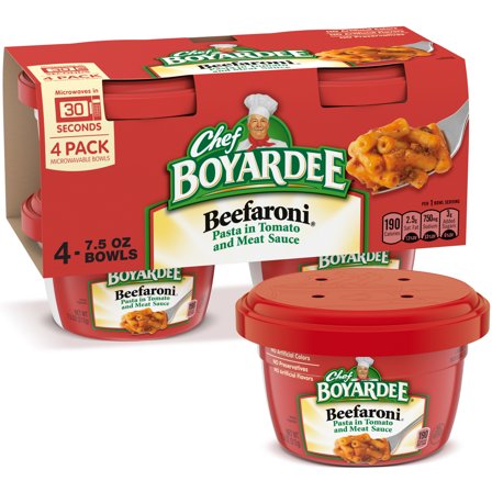 Chef Boyardee Overstuffed Beef Ravioli, Canned Food, 15 Oz Can, Pack of ...