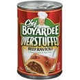 Chef Boyardee, Big Beef Ravioli, Overstuffed, 15oz Can (Pack of 6 ...