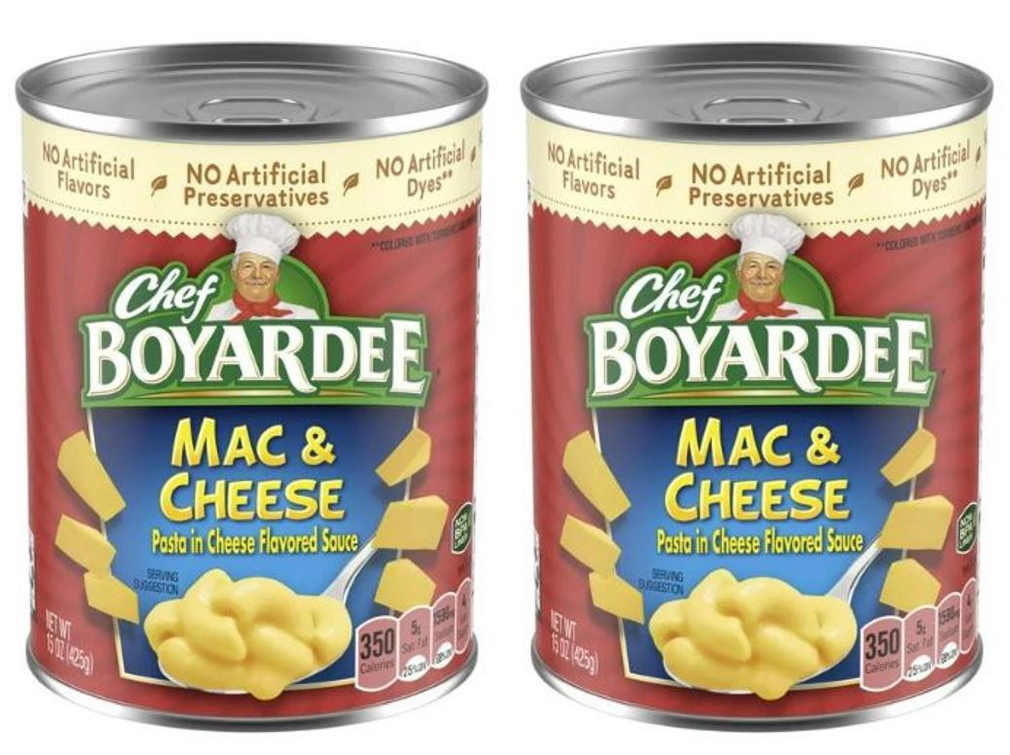 Chef Boyardee Macaroni and Cheese, Microwave Pasta, 15 Oz, Pack of 2 ...