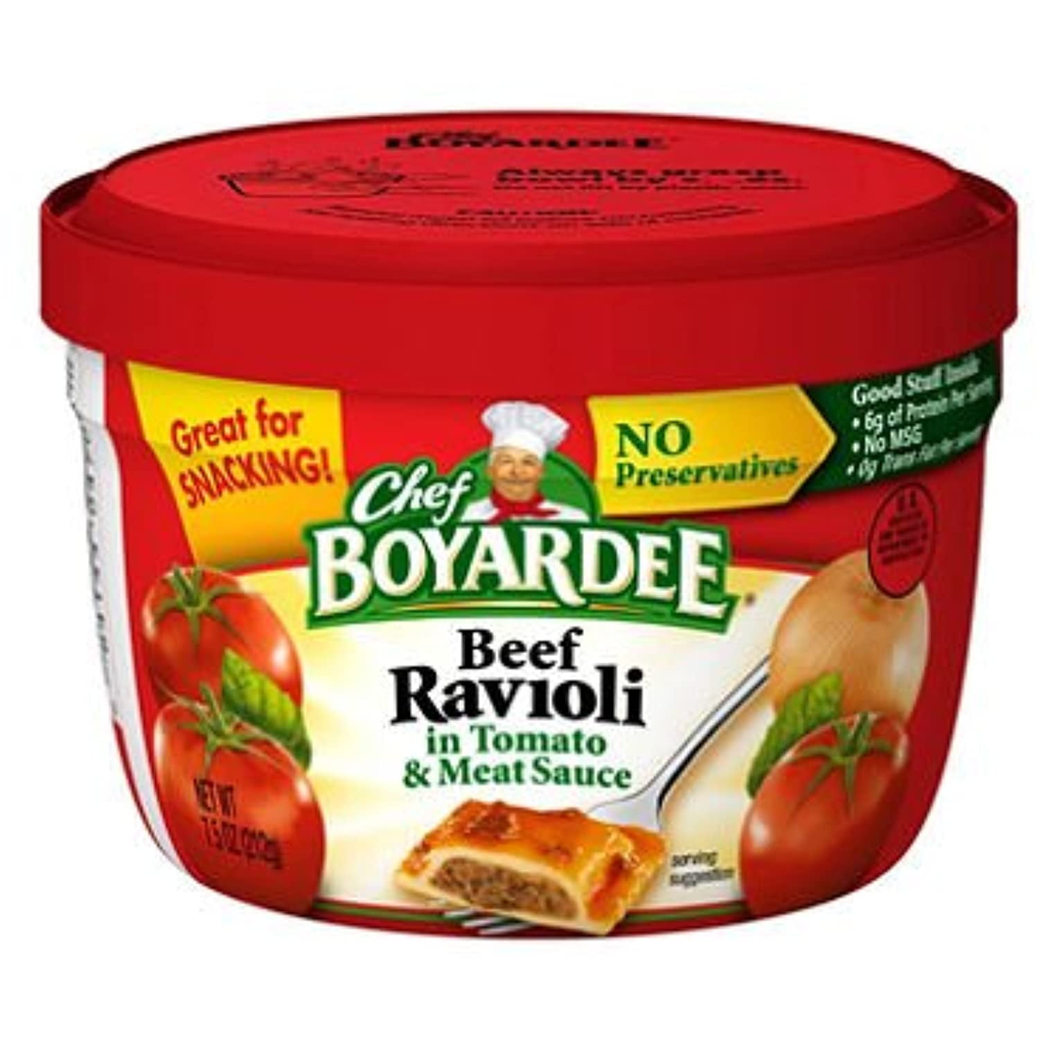 Chef Boyardee Beef Ravioli Bowls for Breakroom - Pack of 4 - Walmart ...
