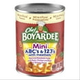Chef Boyardee Mini ABC's and 123's with Meatballs, 15 oz - Walmart.com