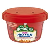 Chef Boyardee Mini ABCs and 123s with Meatballs in Tomato Sauce, 7.5 oz ...