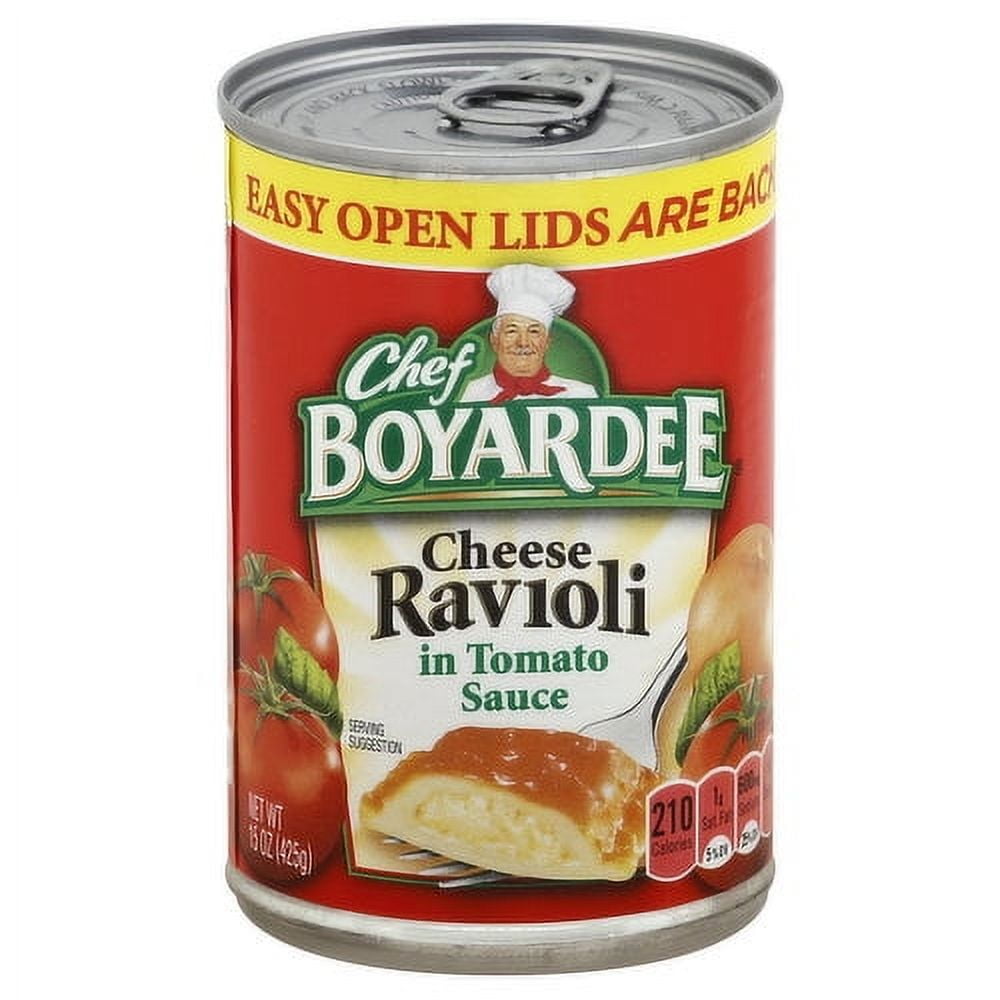 Chef Boyardee Pasta Ravioli Cheese 15 oz Package May Vary - Walmart.com
