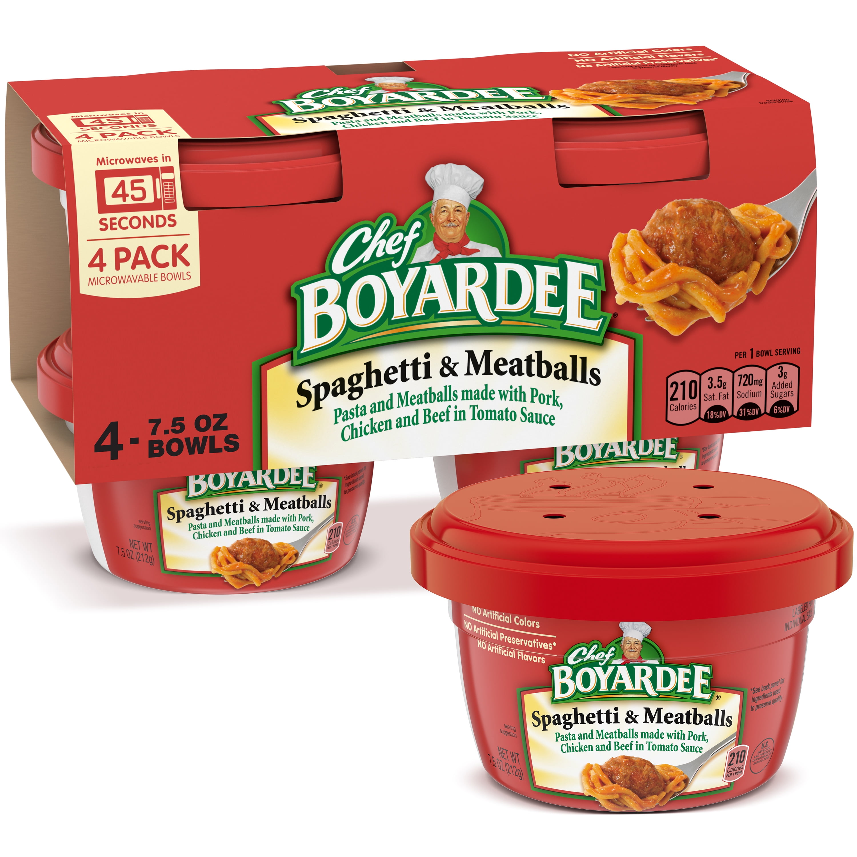 Chef Boyardee Spaghetti & Meatballs, Microwave Meal, Philippines | Ubuy