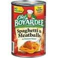 Chef Boyardee Spaghetti and Meatballs, 9g Protein Per Serving, Pack of ...