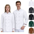 Chef Coat Men Women Button Closure Kitchen,Restaurant,Hotel Long Sleeve ...