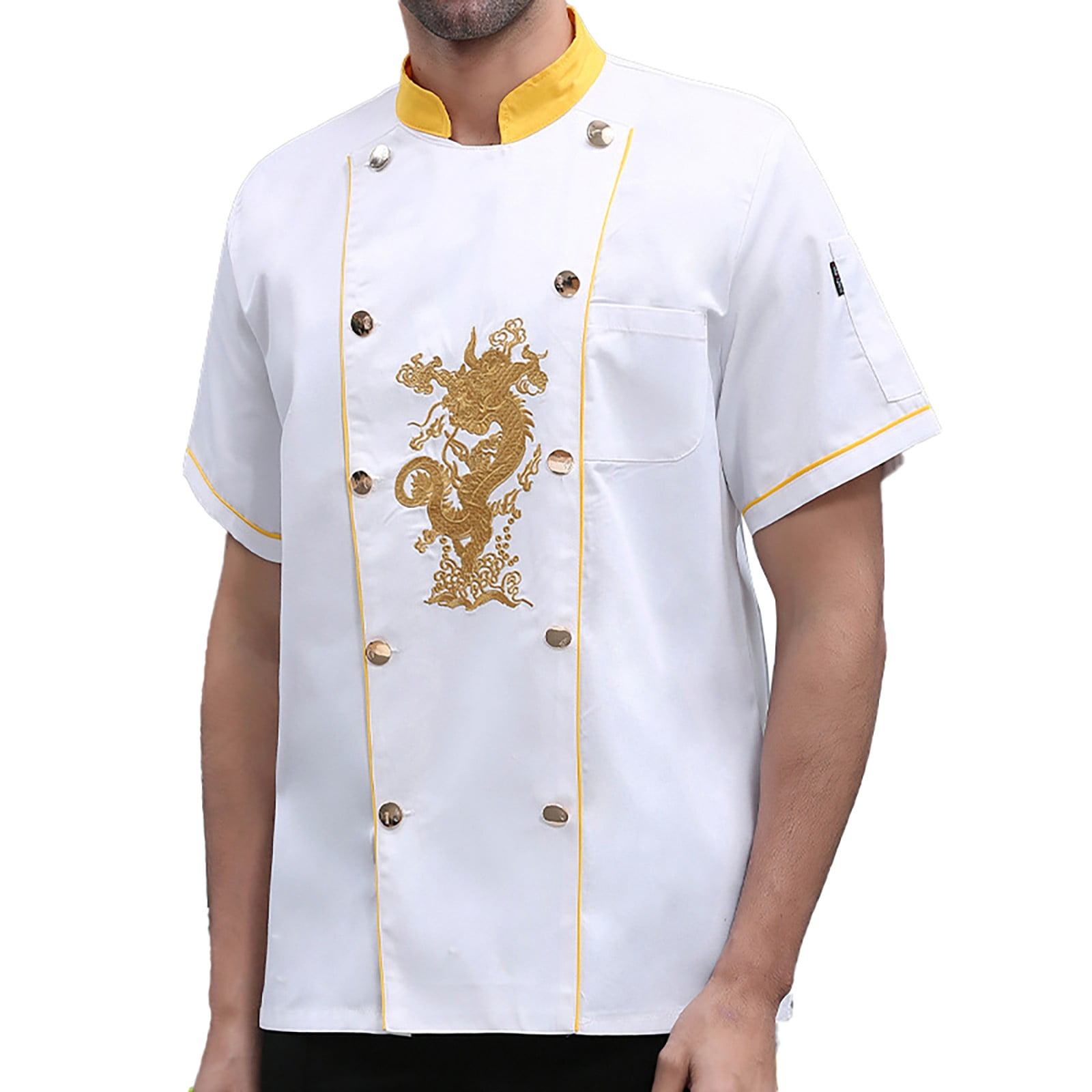 Chef Coat Women Unisex Chef Coat for Men Women Classic Restaurant ...