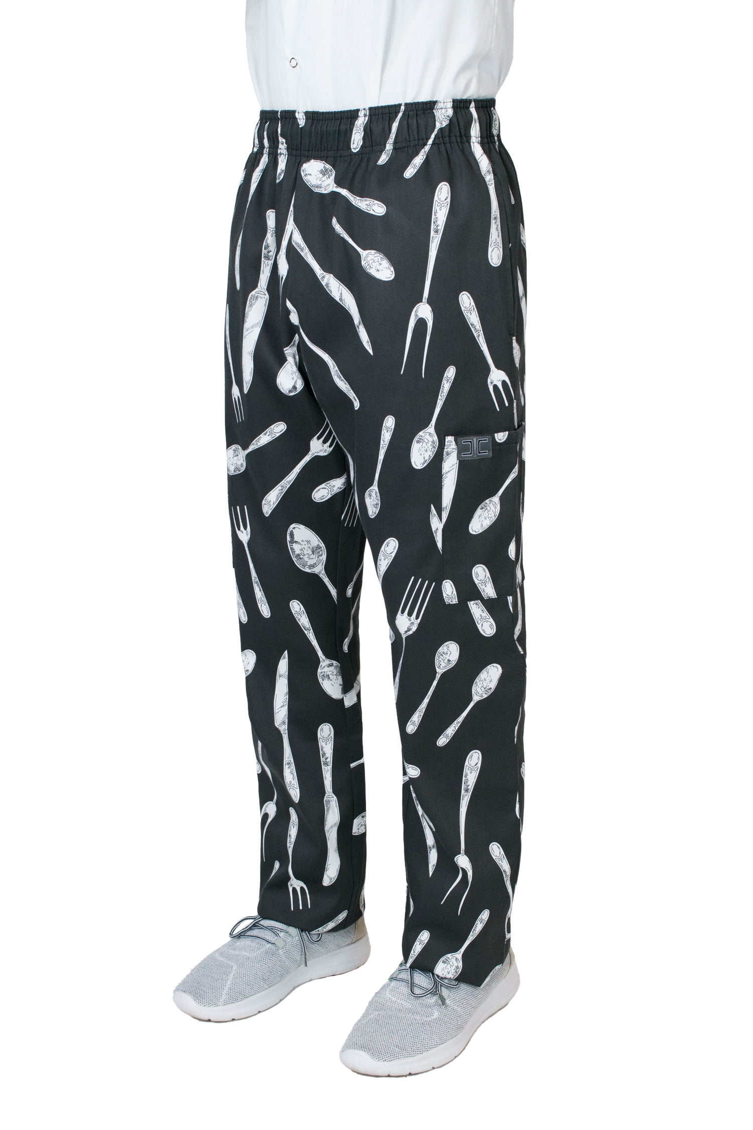 Chef Code Modern Fit Unisex Cargo Chef Pants, Elastic Waist, Knife ...