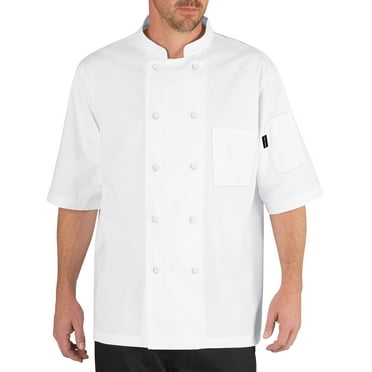Chef Code Cool Breeze Side Vent Chef Coat, Royal, L - Walmart.com