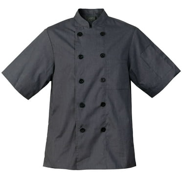 Chef Code Cool Breeze Side Vent Chef Coat, Royal, L - Walmart.com