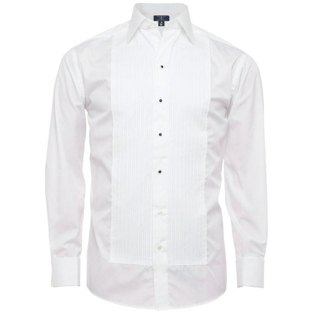 Chef Code Men's Tuxedo Shirt with 1/4" Pleats and Point Collar ...