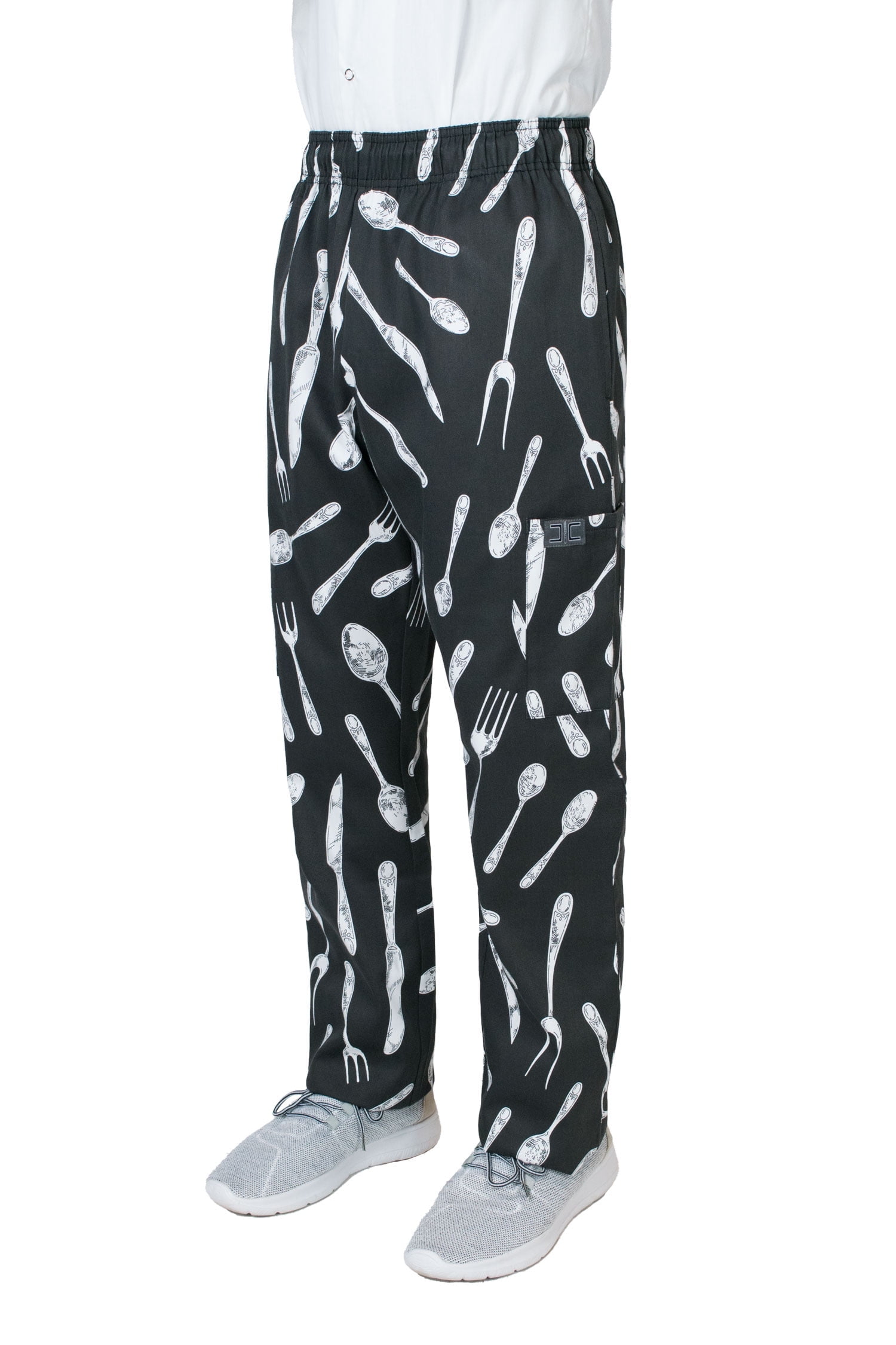 Chef Code Modern Fit Unisex Cargo Chef Pants, Elastic Waist, Knife ...