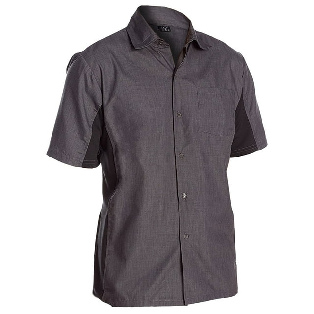 Chef Code Utility Work Shirt with Button Front and Vent Side Panels ...
