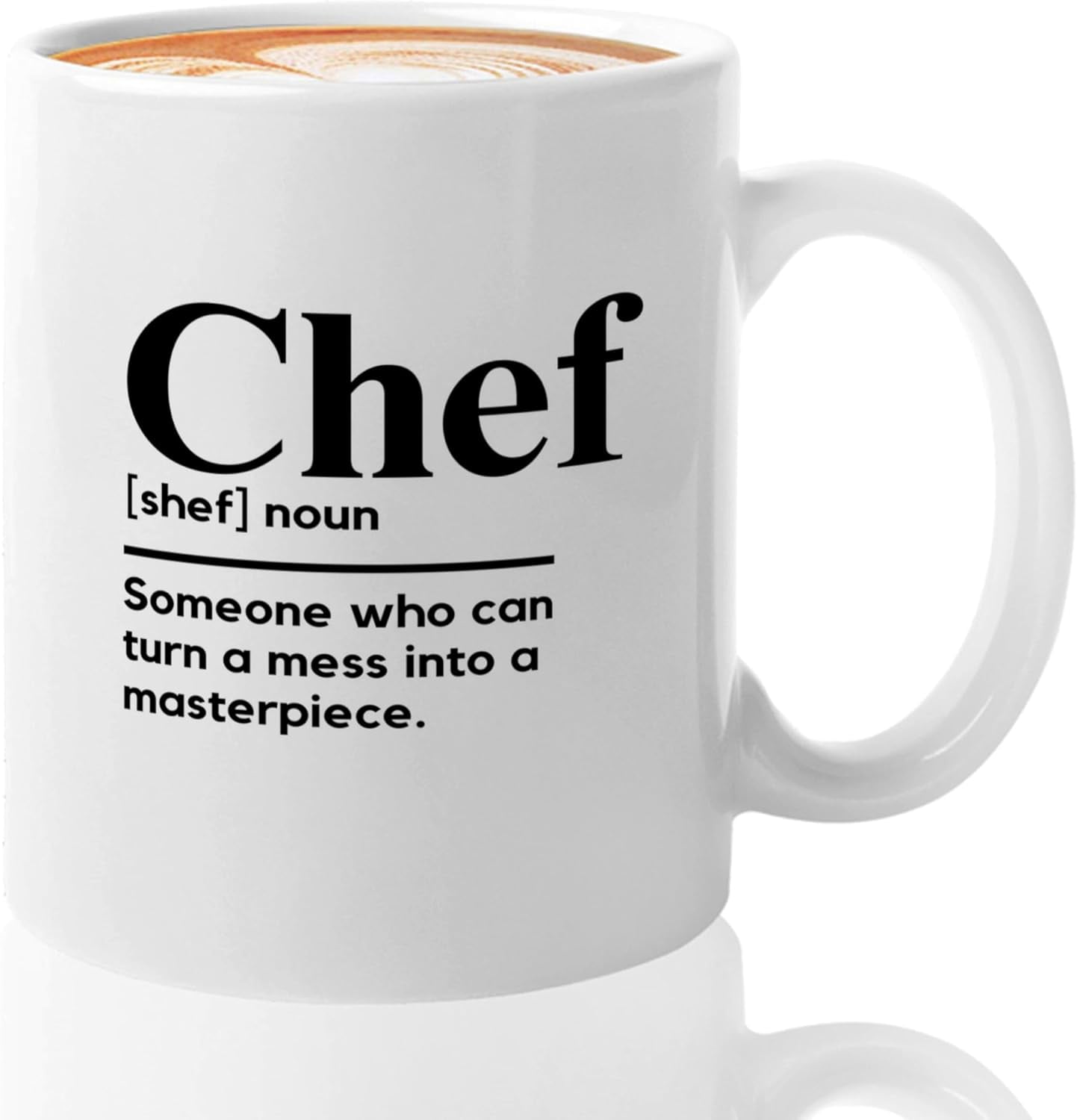 Chef Coffee Mug 11oz White -Mess into a masterpiece - Sous Gourmet Chef ...