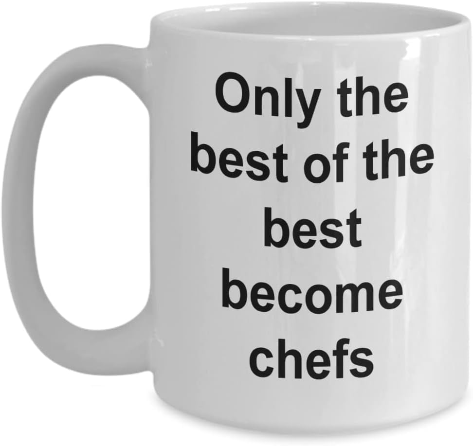 Chef Coffee Mug Ceramic Cooking Lovers Tea Cup Only the Best of the ...