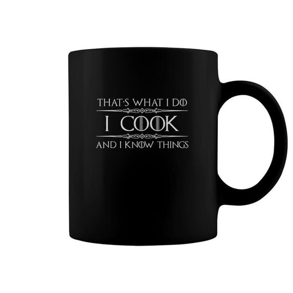 Chef Cook Gifts I Cook Know I Things Funny Cooking Coffe - Walmart.com