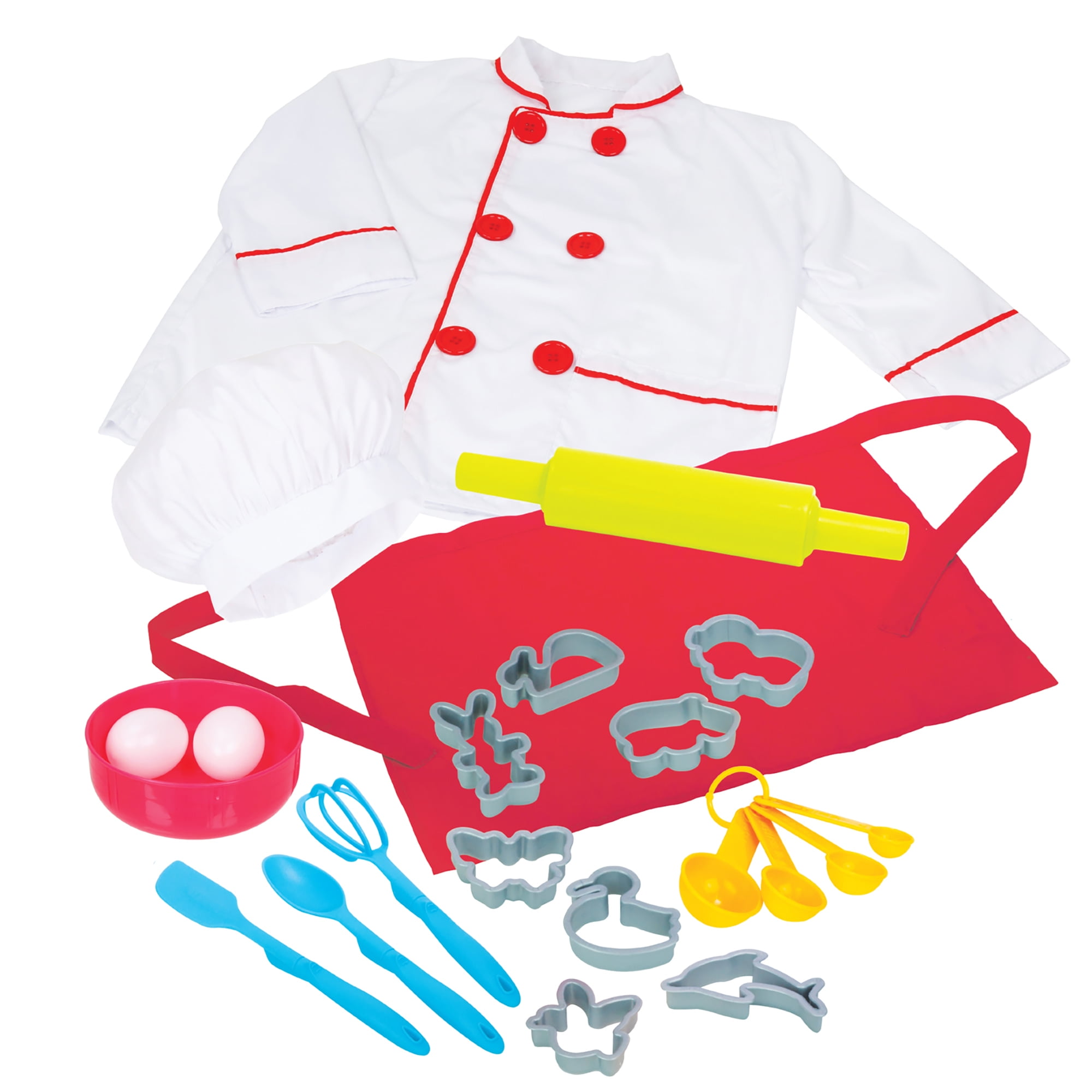 Thin Air Brands 21-Piece Chef Costume Set for Kids Ages 3-6 | Includes ...