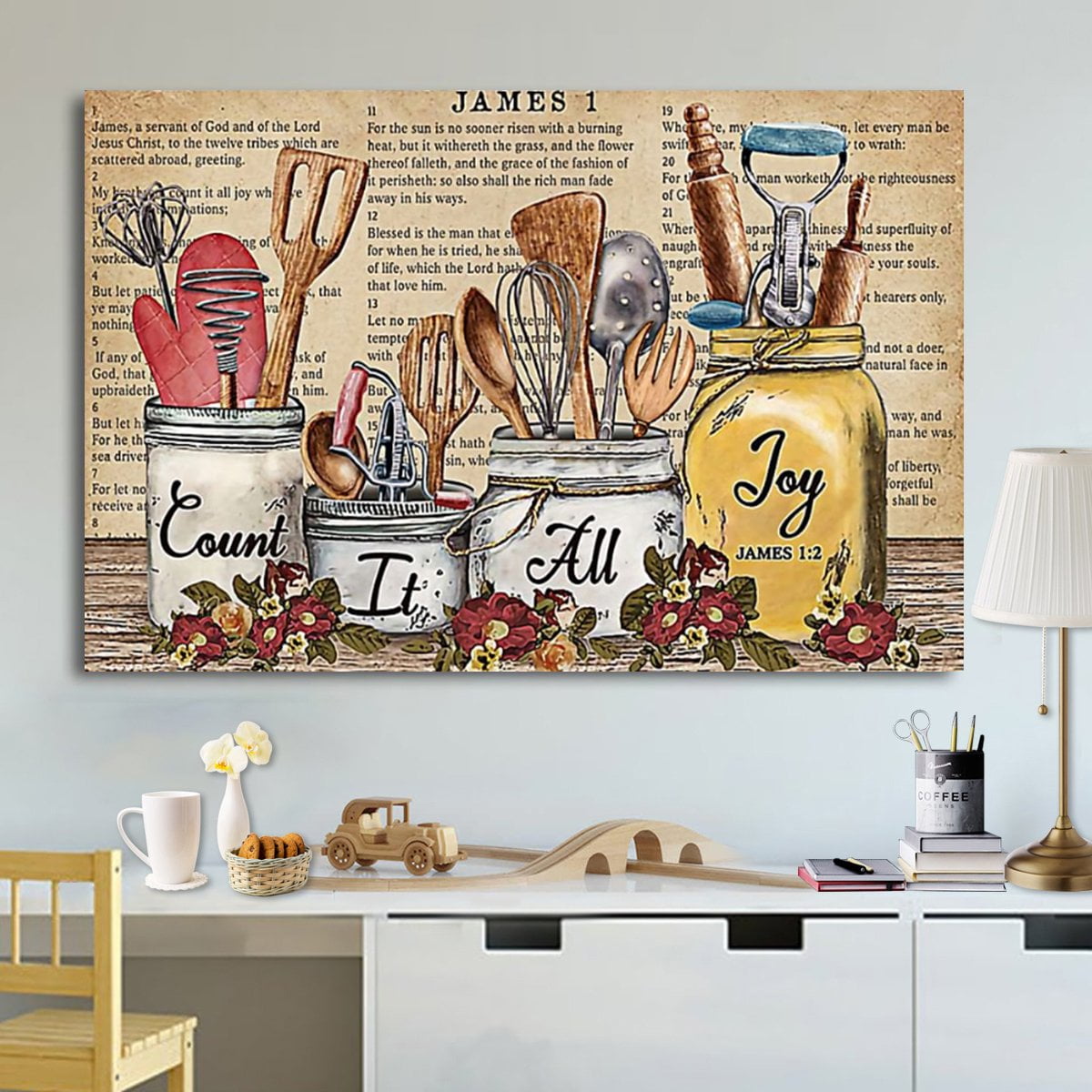 Chef Count It All Joy Dictionary Paper Poster No Frame Matte Wall Art ...