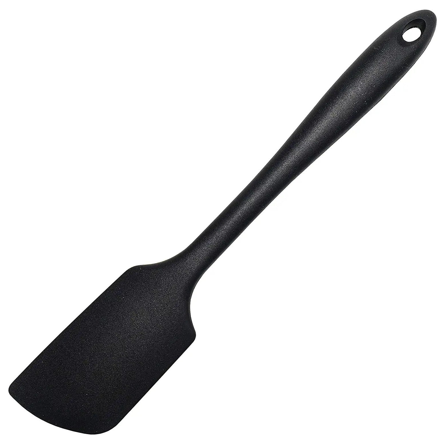 Chef Craft 11" Premium Heat Resistant Silicone Angled Spatula - Black ...