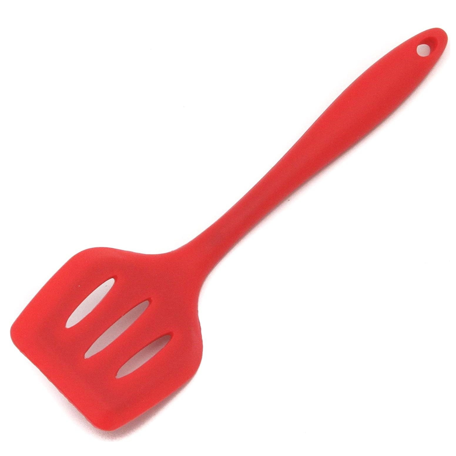Chef Craft 12" Premium Heat Resistant Silicone Slotted Turner Spatula ...