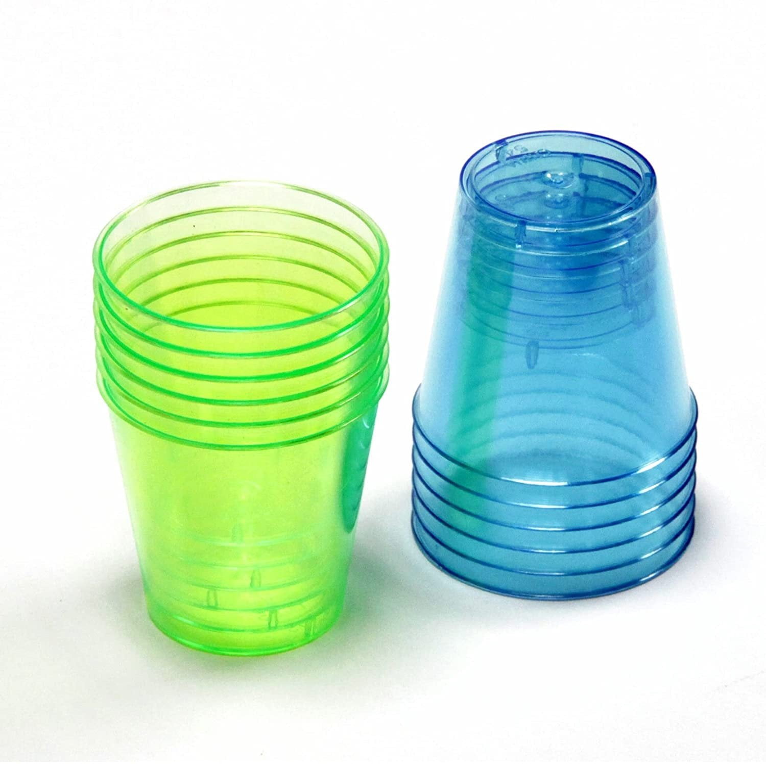 Chef Craft 12pc Disposable Plastic One-Ounce Shot Glasses Set - Great ...