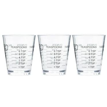 Chef Craft Measuring Cup, 4 Cup Capacity, Clear Plastic, US and Metric ...